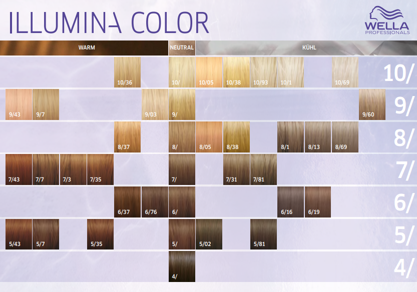 Wella Illumina Color 60ml 4/ mittelbraun pur - Farbe: IC 4/ mittelbraun pur